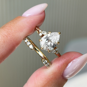How to Wear a Pear Shaped Ring | Ring Pairing Tips