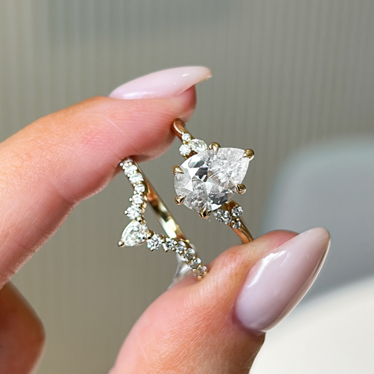 How to Wear a Pear Shaped Ring | Ring Pairing Tips