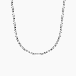 The clear cut tennis necklace store