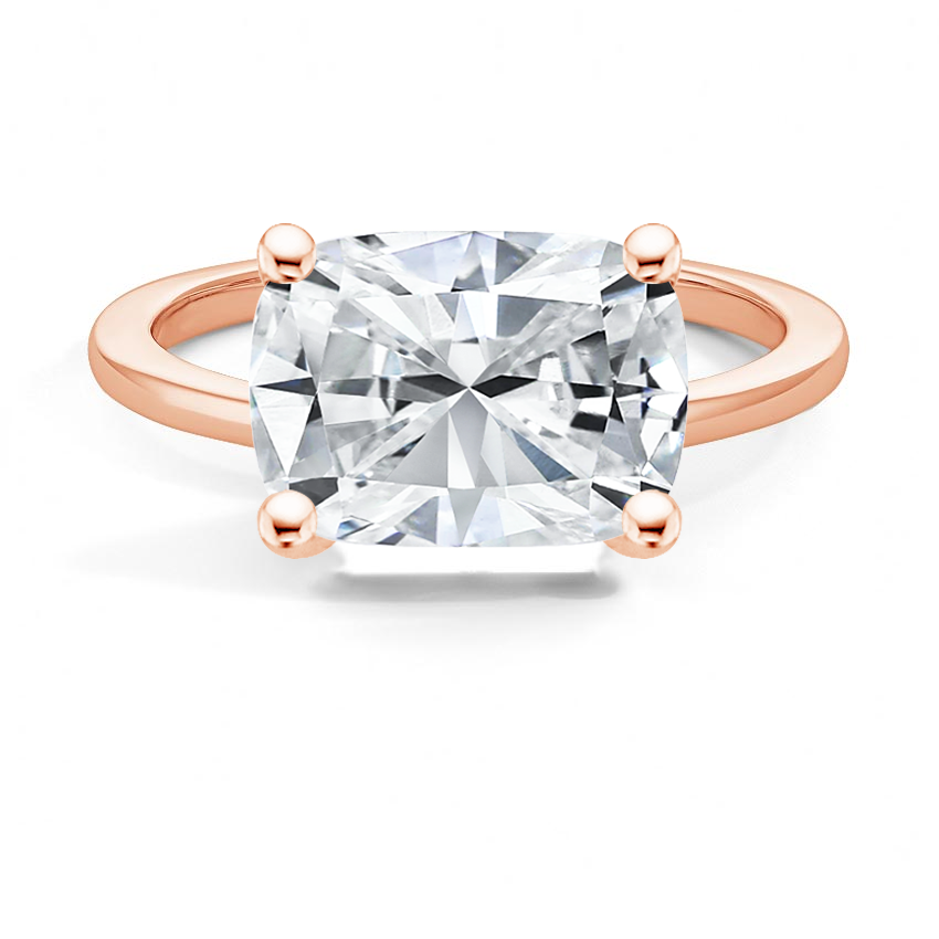 14K Rose Gold Morgan East-West Solitaire Ring