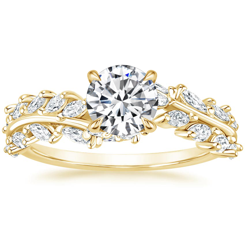 Winding Ivy Diamond Engagement Ring | Brilliant Earth