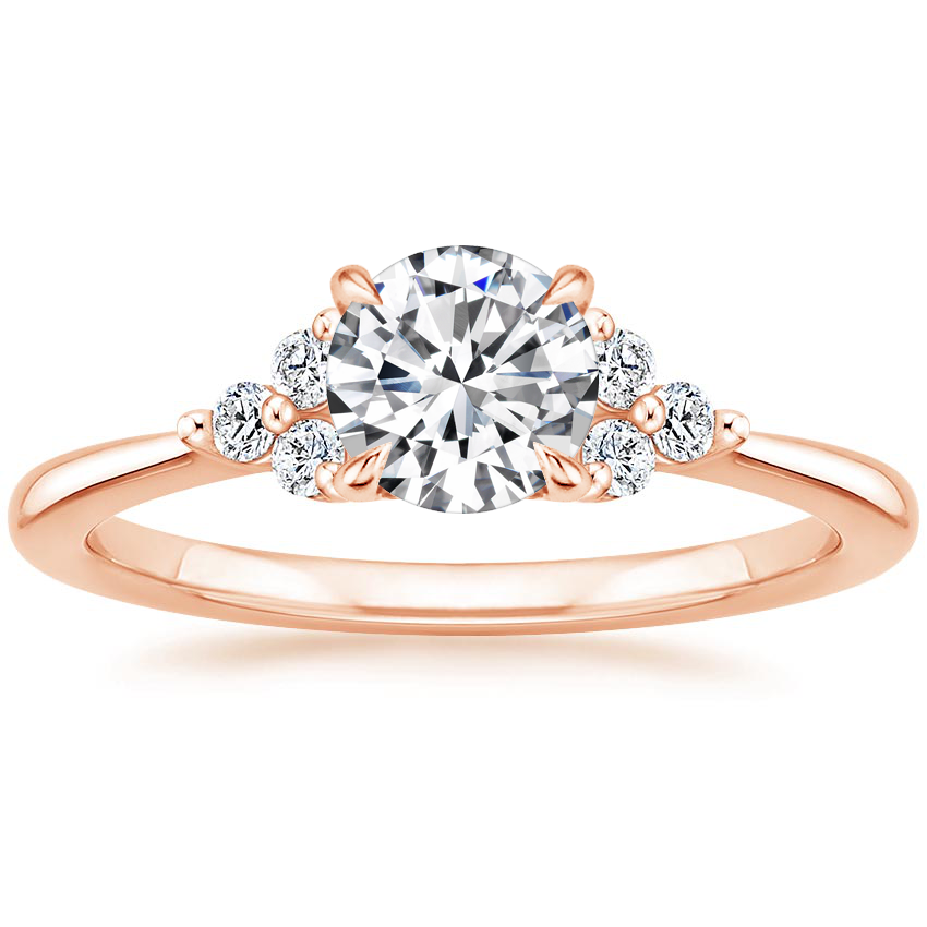 14K Rose Gold Melody Diamond Ring