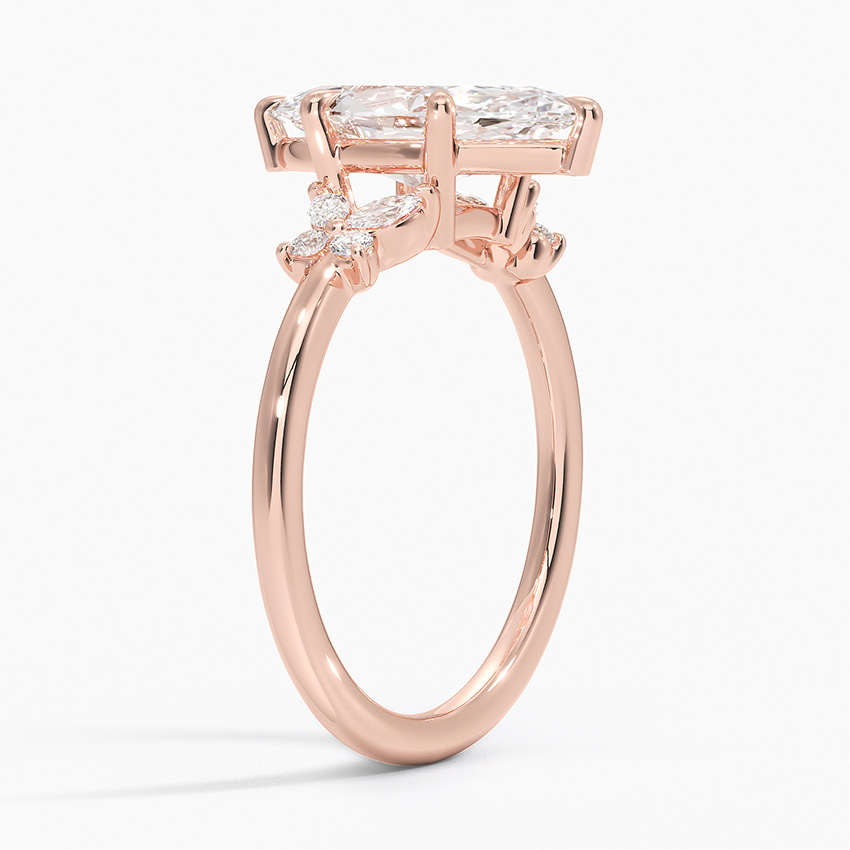 14K Rose Gold Mariposa Diamond Ring