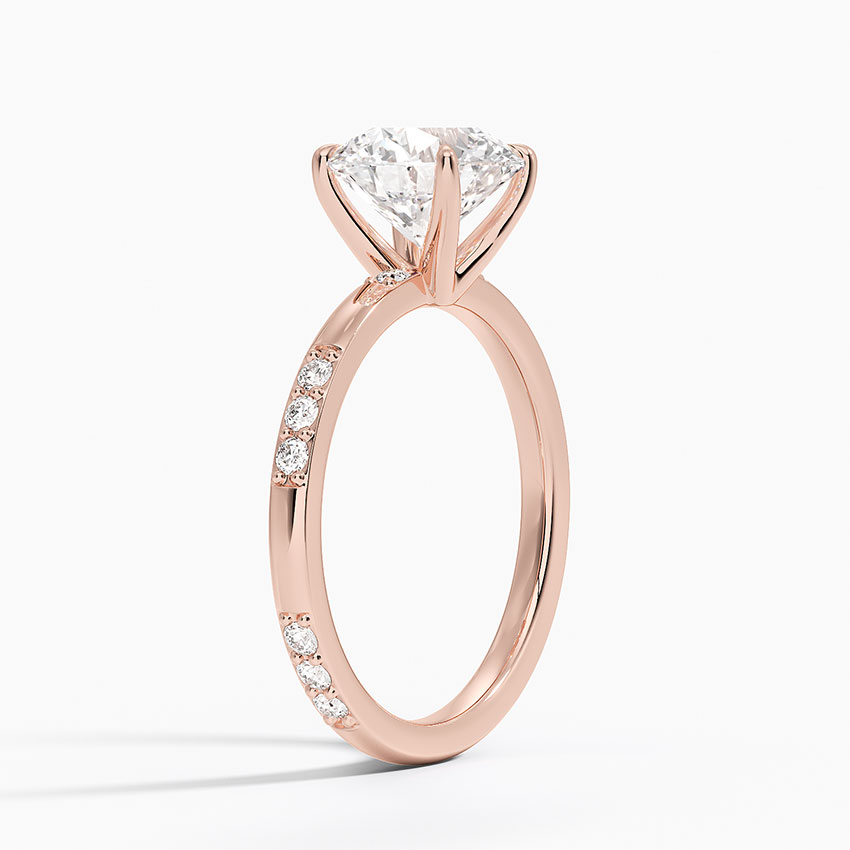 14K Rose Gold Danica Diamond Ring