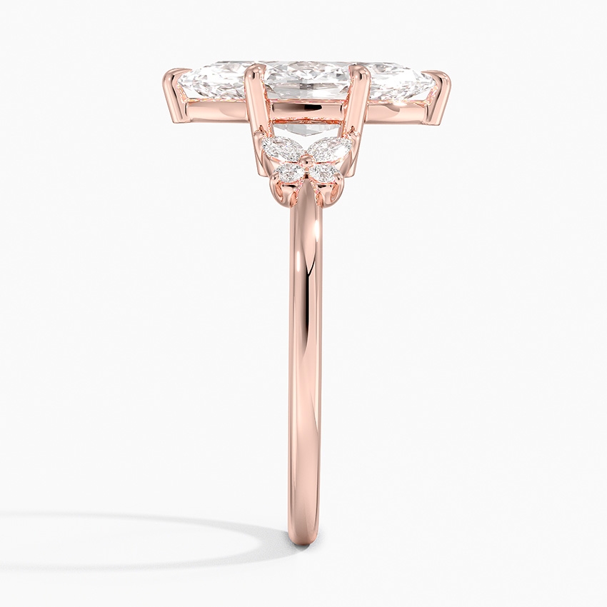 14K Rose Gold Mariposa Diamond Ring