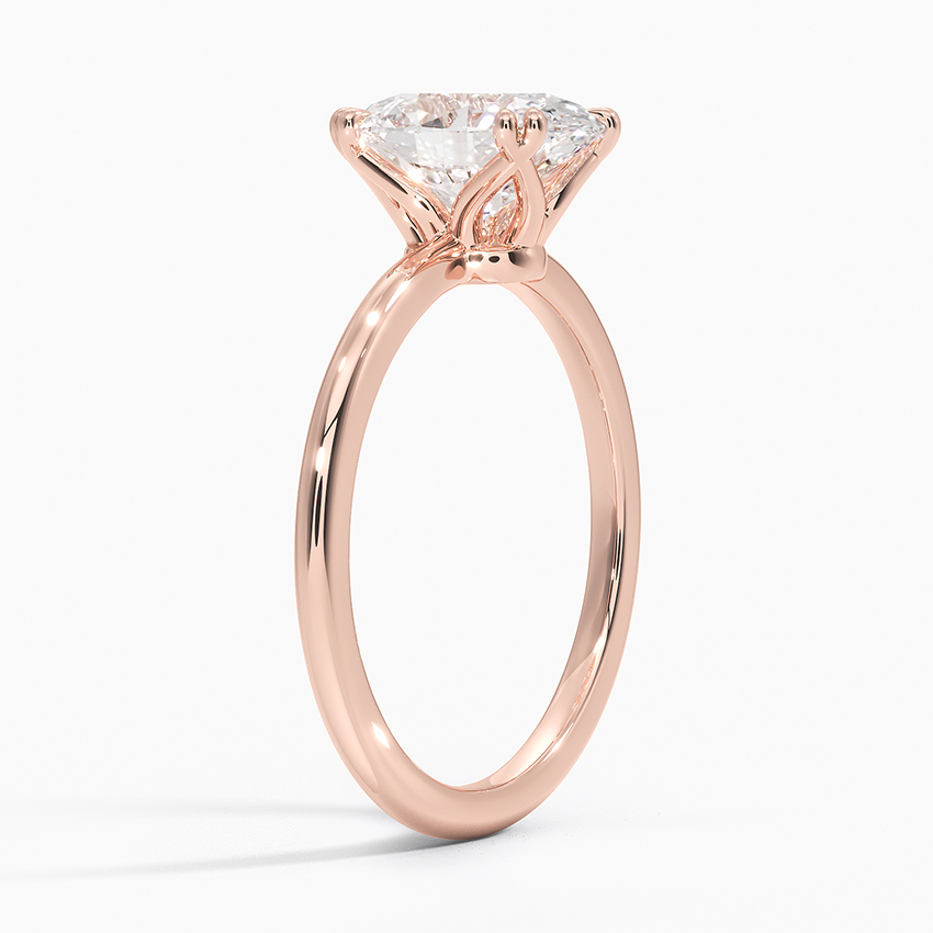 Shop Rose Gold Solitaire Engagement Rings - Brilliant Earth