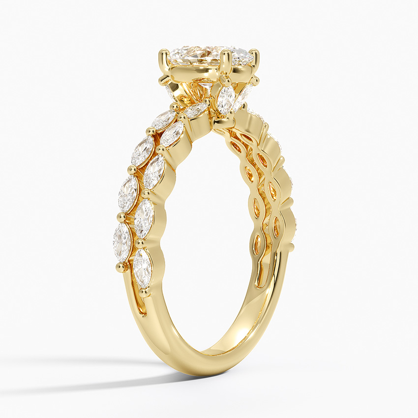 Mirage Double Band Diamond Ring - Brilliant Earth