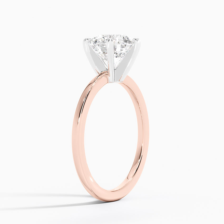 Shop Rose Gold Solitaire Engagement Rings - Brilliant Earth