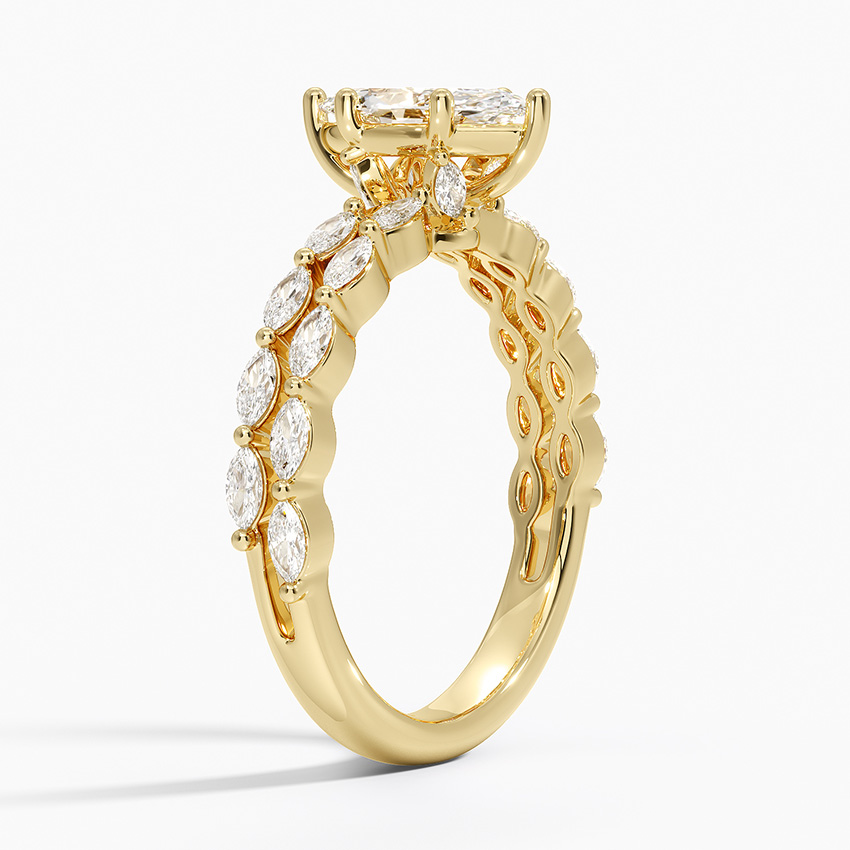 Mirage Double Band Diamond Ring - Brilliant Earth