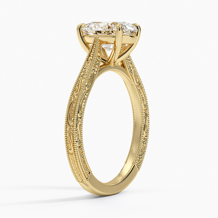 Vintage Oval Shaped Engagement Rings | Brilliant Earth