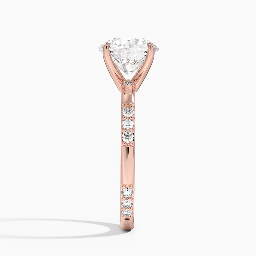 14K Rose Gold Danica Diamond Ring