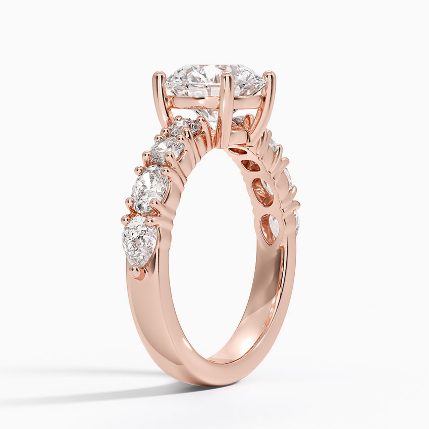 14K Rose Gold Montage Diamond Ring