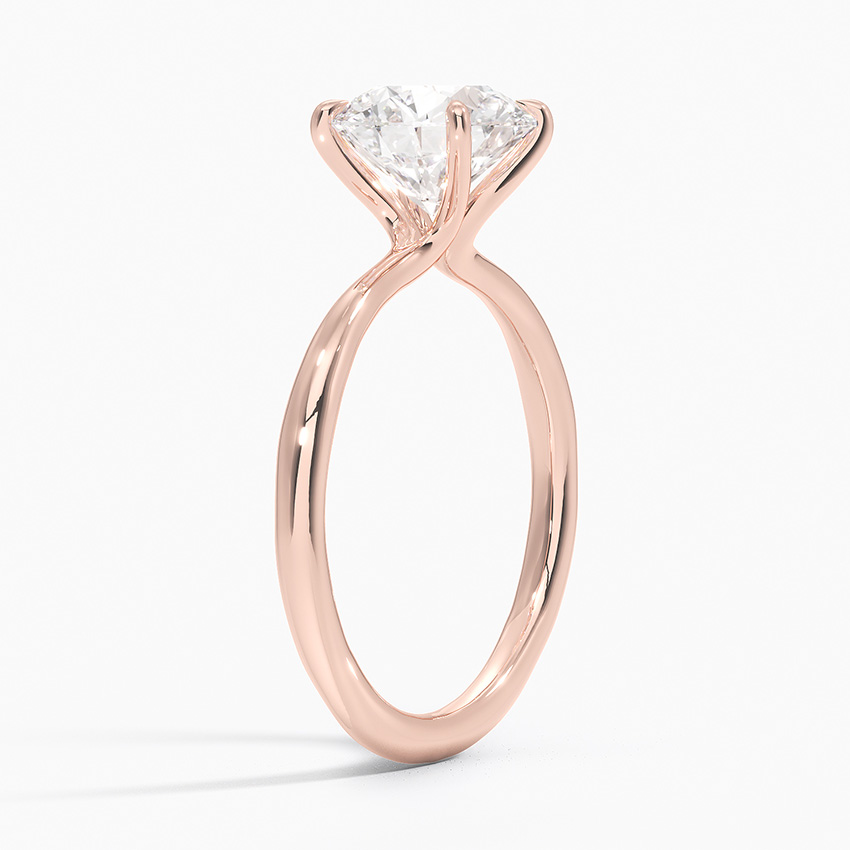 Shop Rose Gold Solitaire Engagement Rings - Brilliant Earth