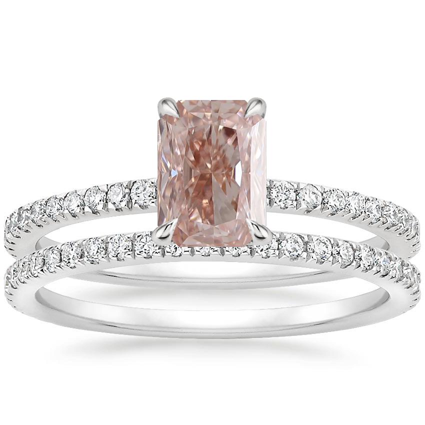 18K White Gold Luxe Viviana Diamond Bridal Set 1 2 ct. tw