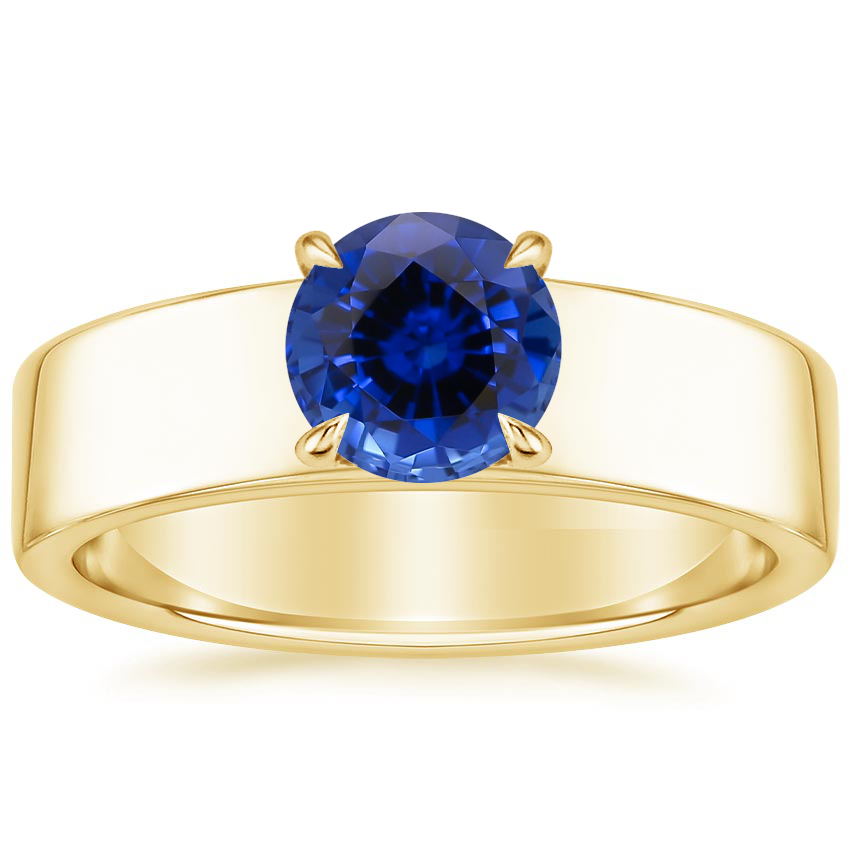 Sapphire Alden Diamond Ring in 18K Yellow Gold