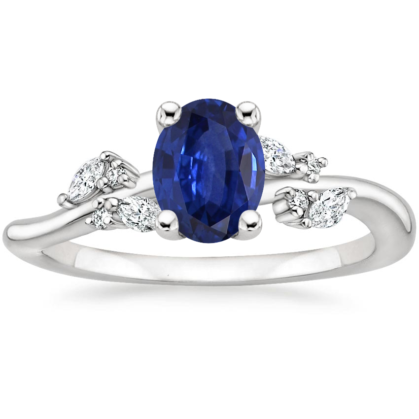 Sapphire Arden Diamond Ring in Platinum
