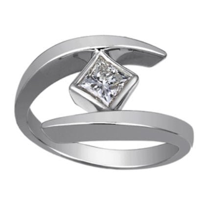 Custom Princess Full Bezel Bypass Ring | Brilliant Earth