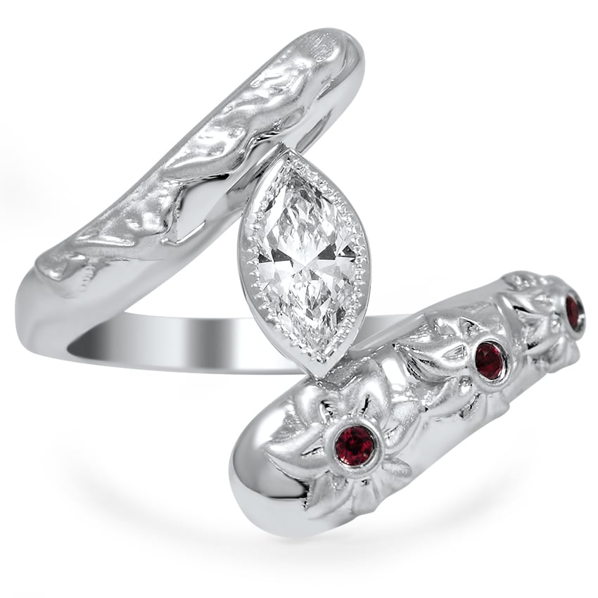 Custom Tiger Lily Marquise Bypass Ring | Brilliant Earth