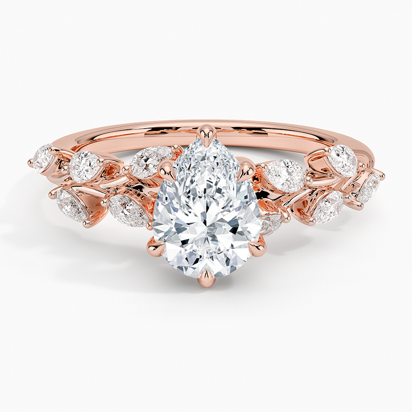 Floral Inspired Diamond Ring | Amaranta | Brilliant Earth