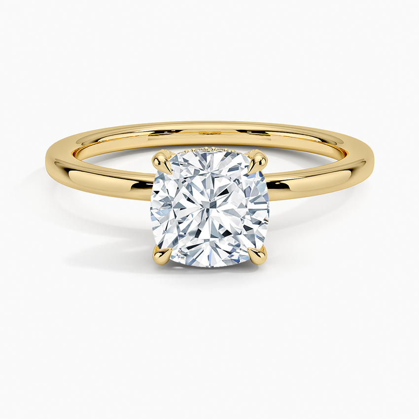 Lumiere Diamond Ring in 18K Yellow Gold | Brilliant Earth
