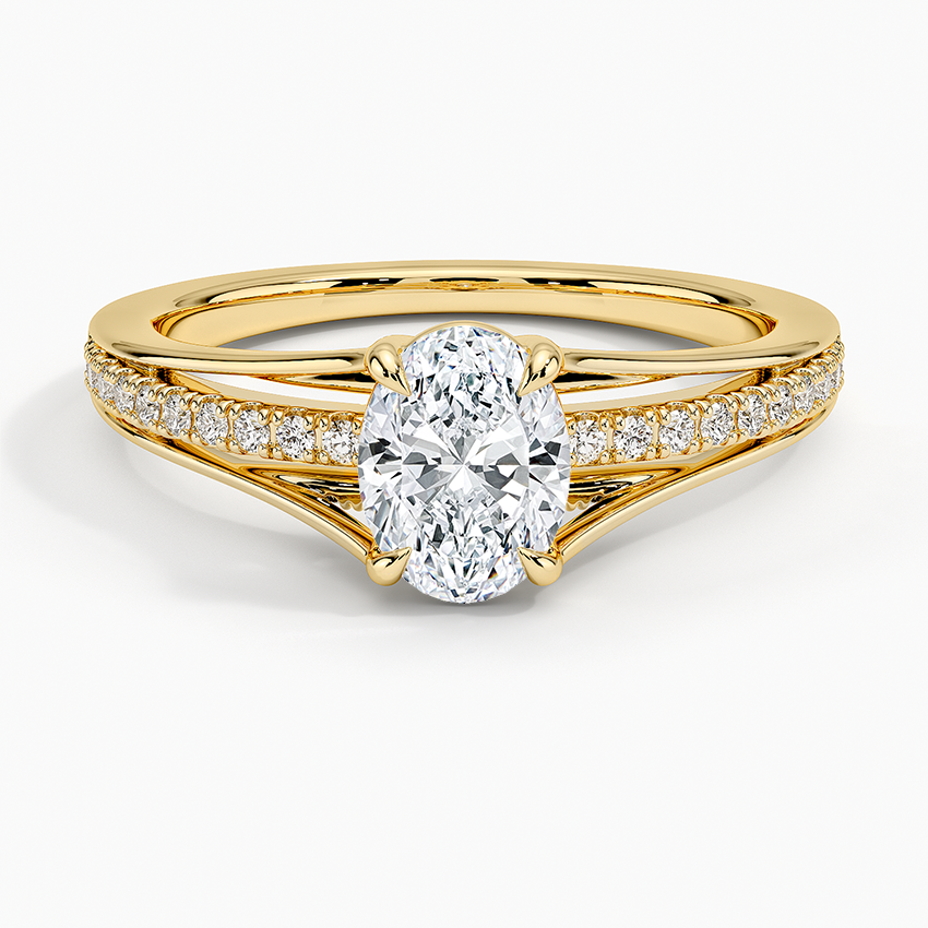 Tressa Split Shank Diamond Ring - Brilliant Earth