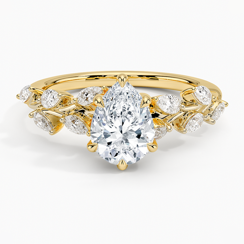 Floral Inspired Diamond Ring | Amaranta | Brilliant Earth