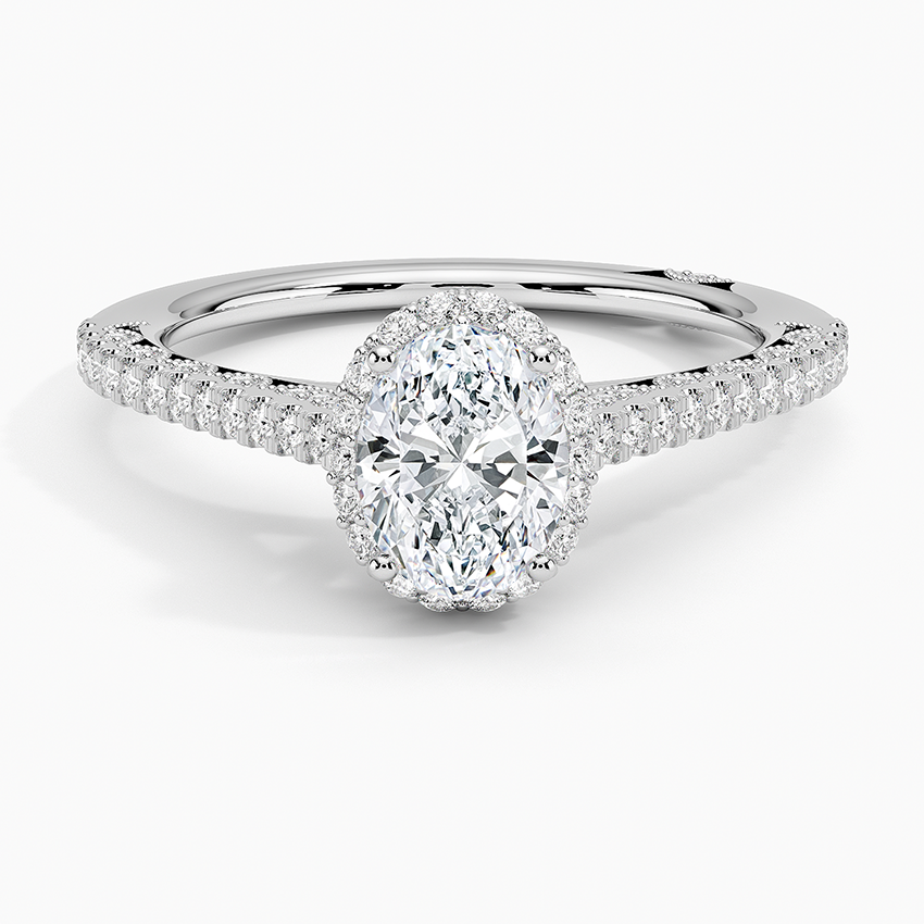 Tacori Petite Crescent Classic Bloom Diamond Ring - Brilliant Earth