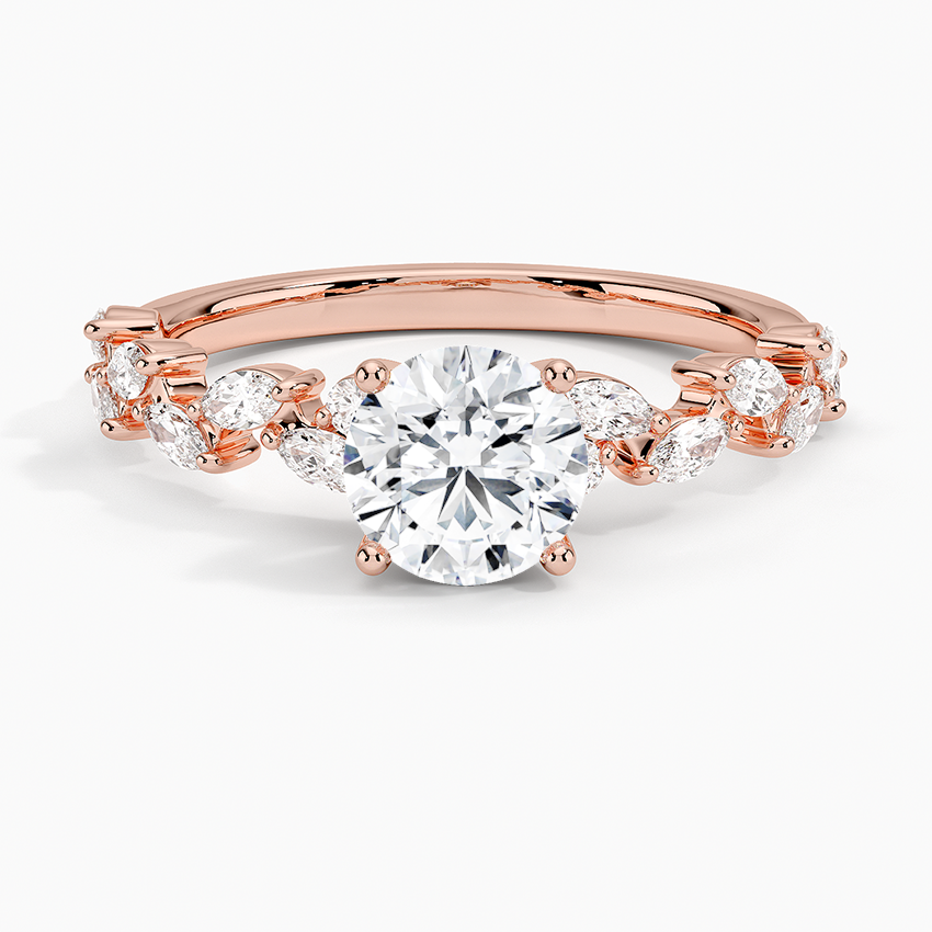 Platinum Hyacinth Diamond Ring