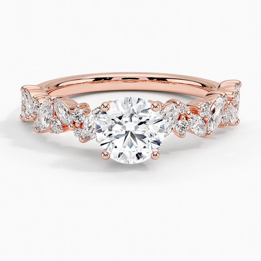 14K Rose Gold Marianne Diamond Ring