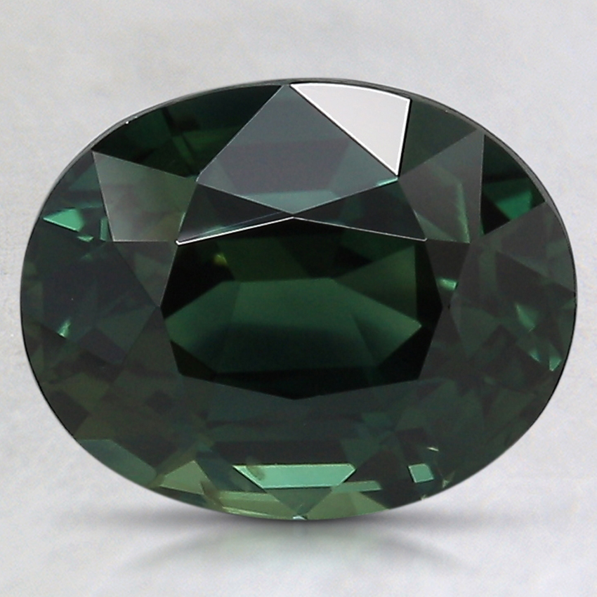 9.4x7.5mm Teal Oval Sapphire | STSL9.4X7.5OV3_1