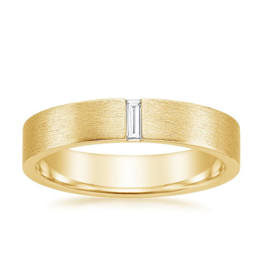 Matte Baguette Men's Ring | Apollo | Brilliant Earth