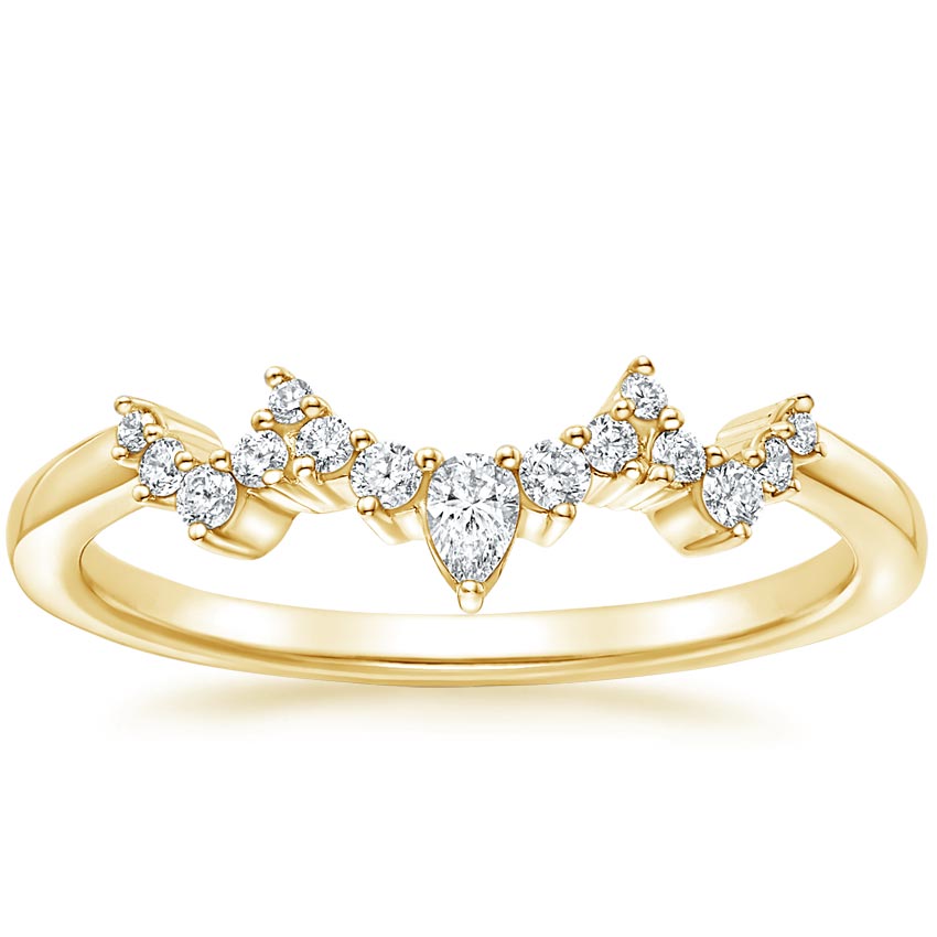 Coronet Contour Diamond Ring (1/5 ct. tw.) in 14K Rose Gold