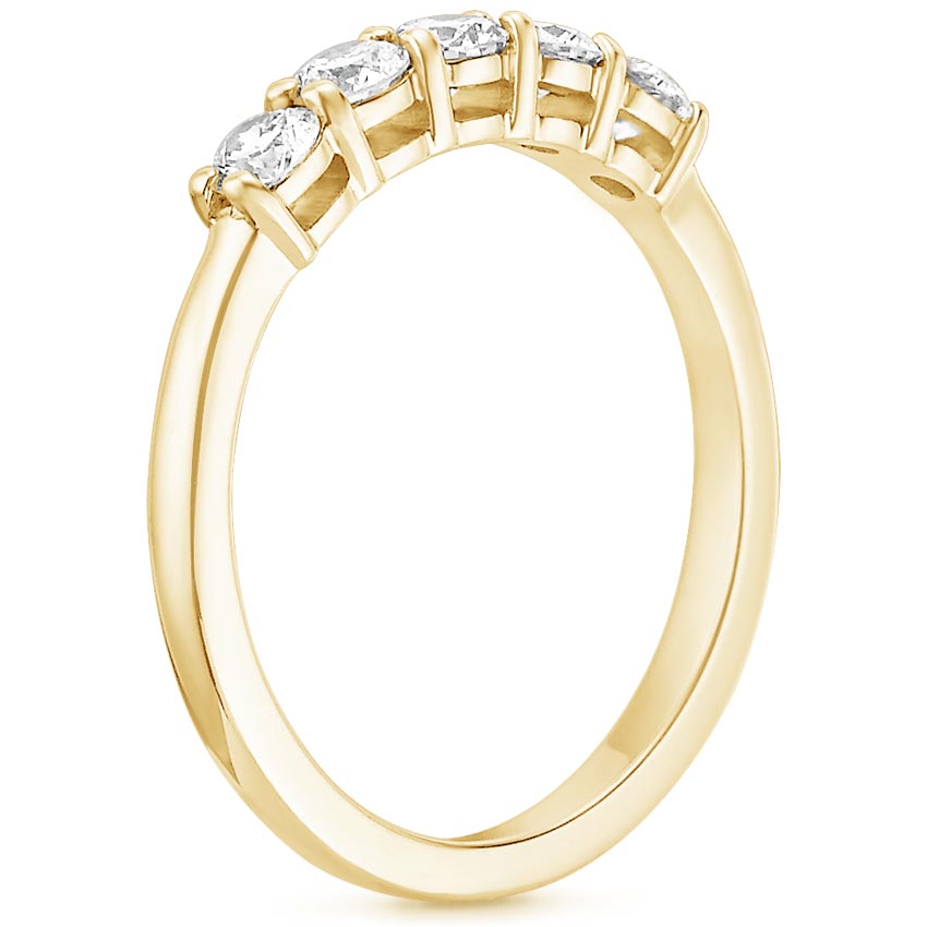 Classic Five Stone Diamond Ring (1/2 ct. tw.) in 18K Yellow Gold
