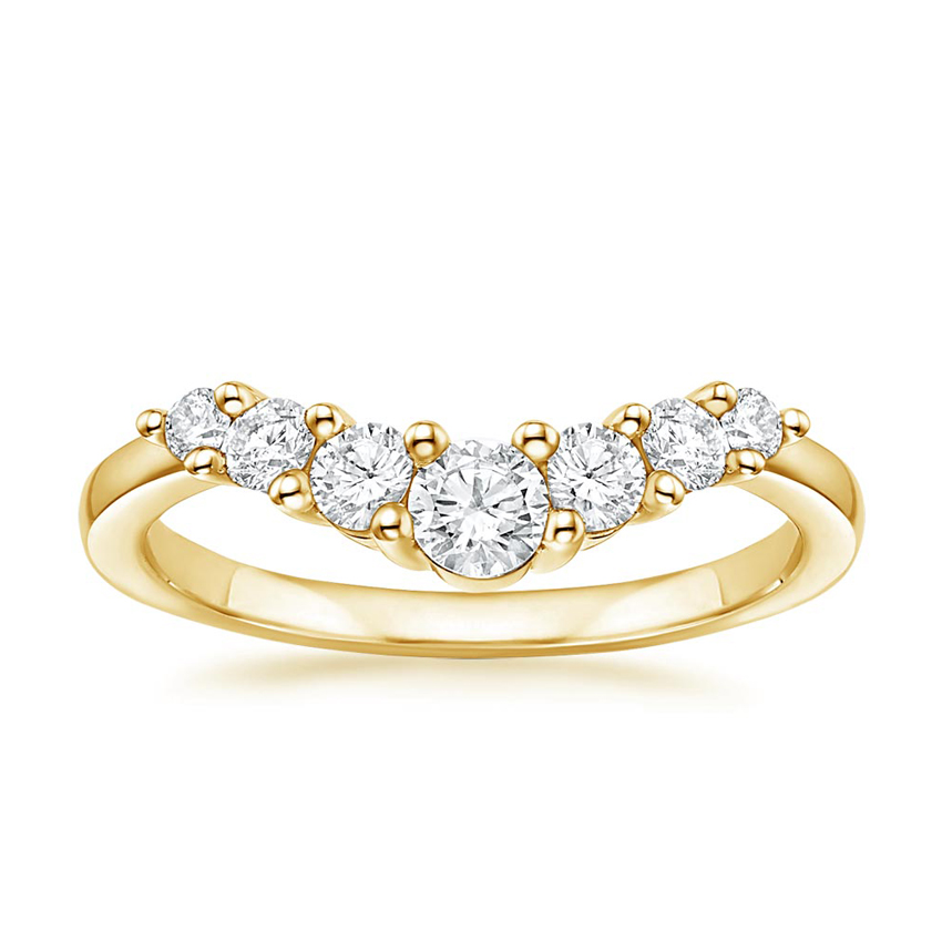 Emilie Contour Diamond Ring (1/2 ct. tw.) in 18K Yellow Gold