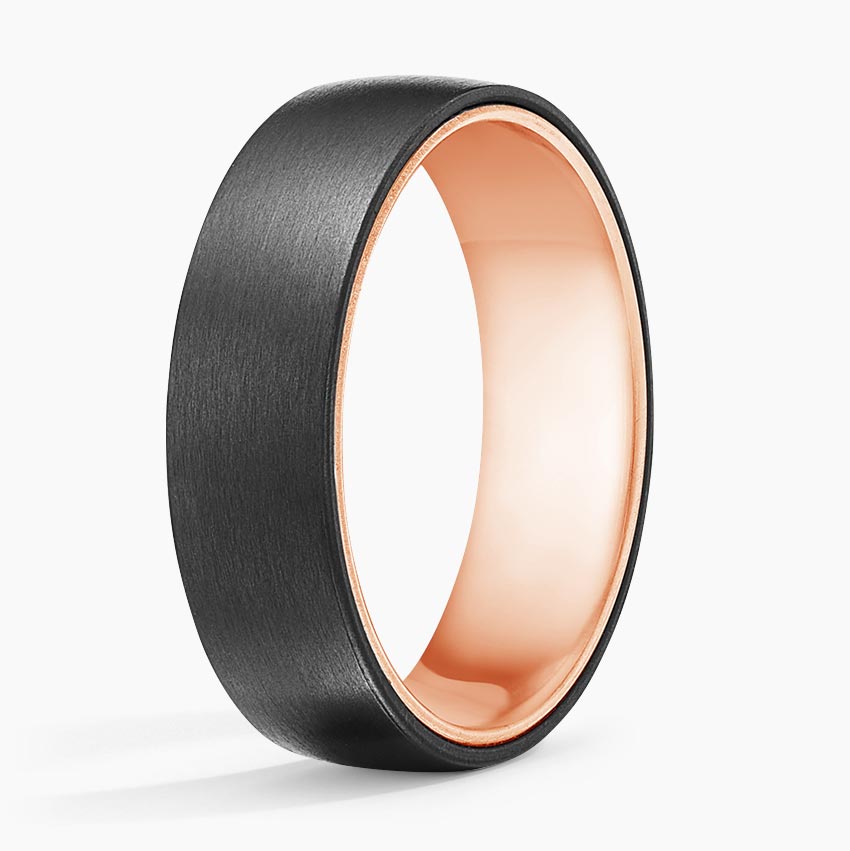 Grayson 6.5mm Wedding Ring in 14K Rose Gold