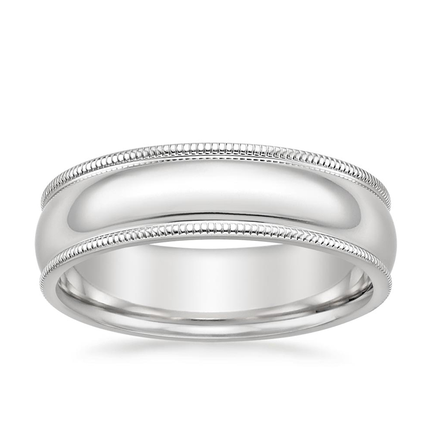 6mm Milgrain Wedding Ring | Brilliant Earth