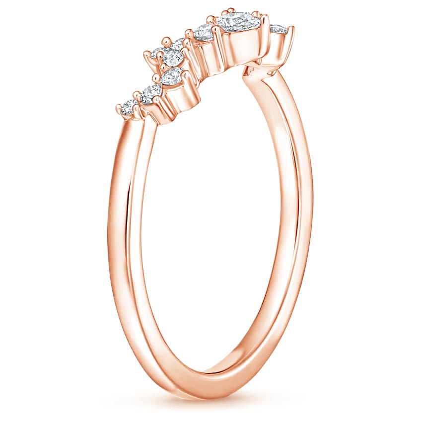 Coronet Contour Diamond Ring (1/5 ct. tw.) in 14K Rose Gold