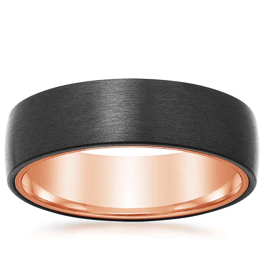 Grayson 6.5mm Wedding Ring in 14K Rose Gold