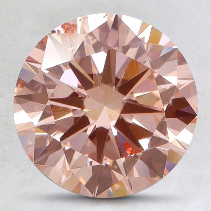 2.6 Ct. Fancy Intense Pink Round Lab Created Diamond | 6190195A