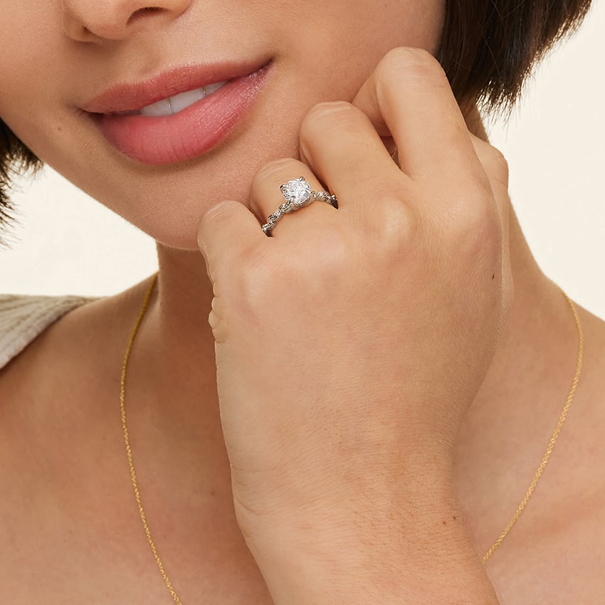 18K White Gold Briar Diamond Ring