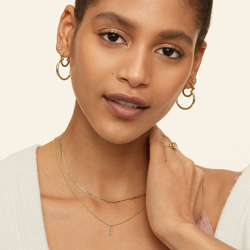 The Luminary Link Chain and Diamond Necklace Set - Brilliant Earth