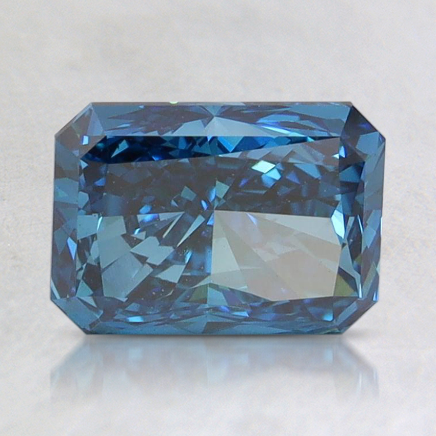 1.62 Ct. Fancy Vivid Blue Radiant Lab Created Diamond | 5949869A