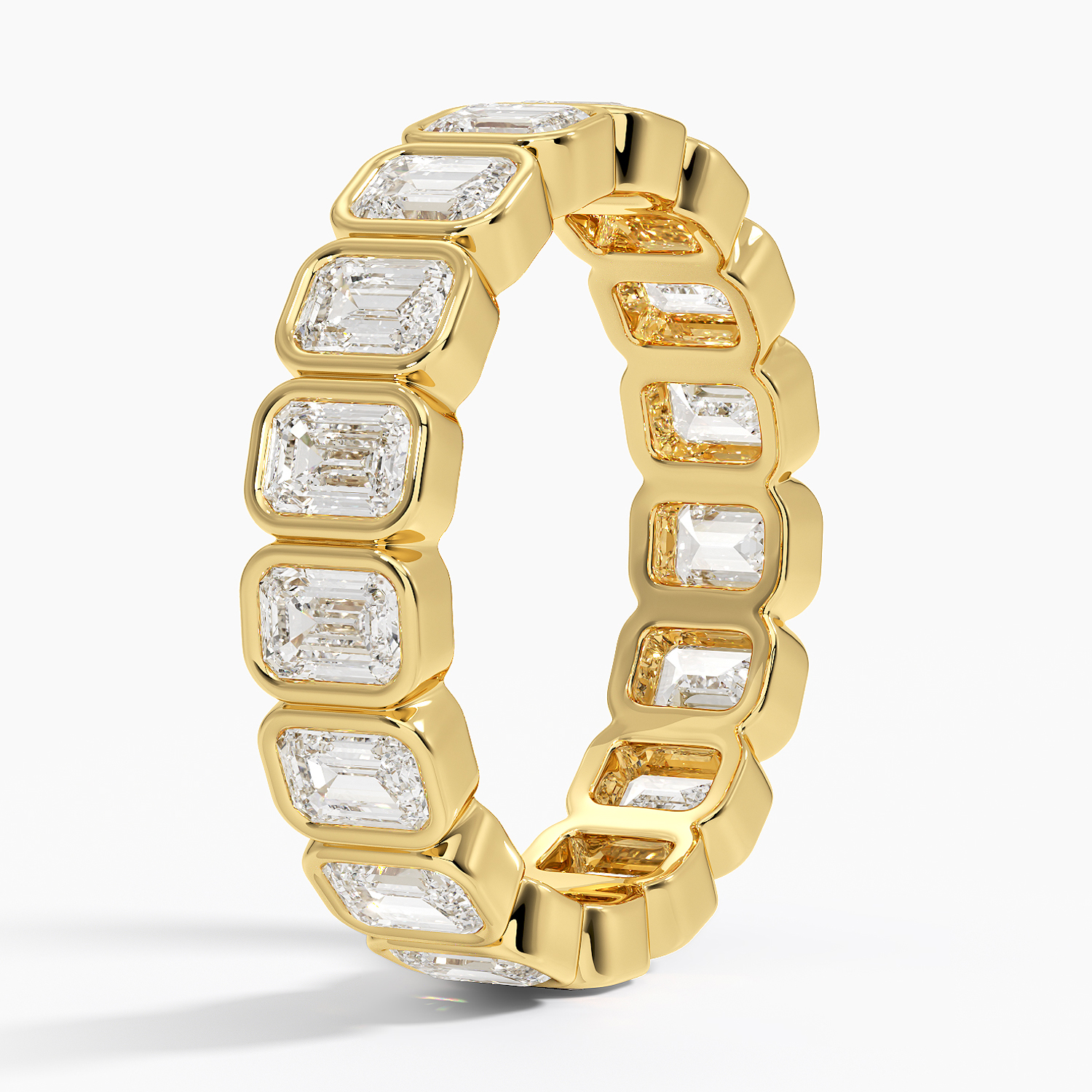 Emerald Eternity Lab Diamond Ring (2 1/2 ct. tw.)