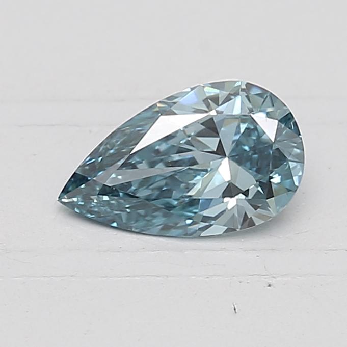 0.59 Ct. Fancy Vivid Blue Pear Lab Created Diamond | 5949134A