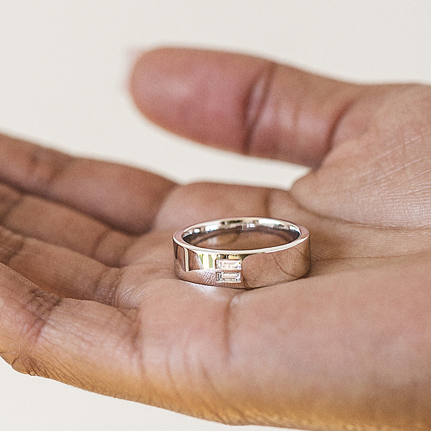 Equality Diamond 6mm Wedding Ring (1/3 ct. tw.) in 14K Rose Gold