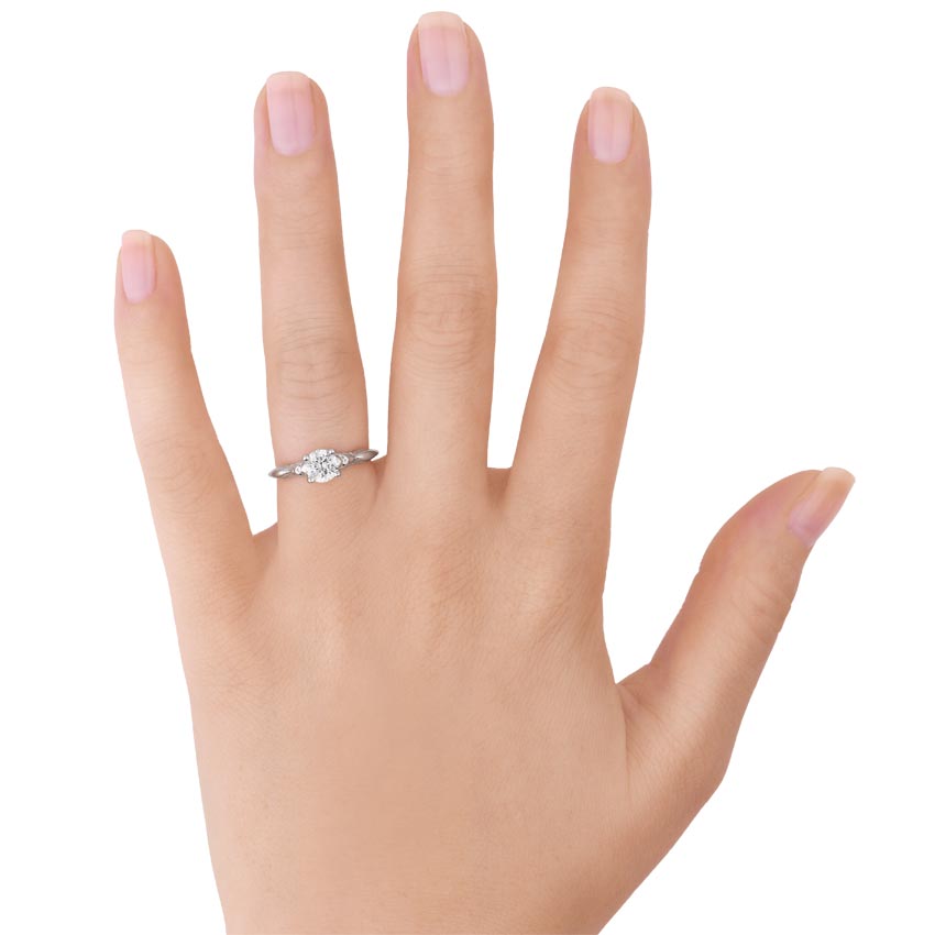 18K White Gold Bombay Ring