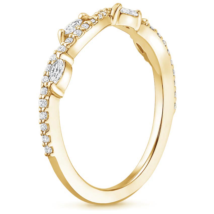 Luxe Winding Willow Diamond Ring (1/4 ct. tw.) in 18K Yellow Gold
