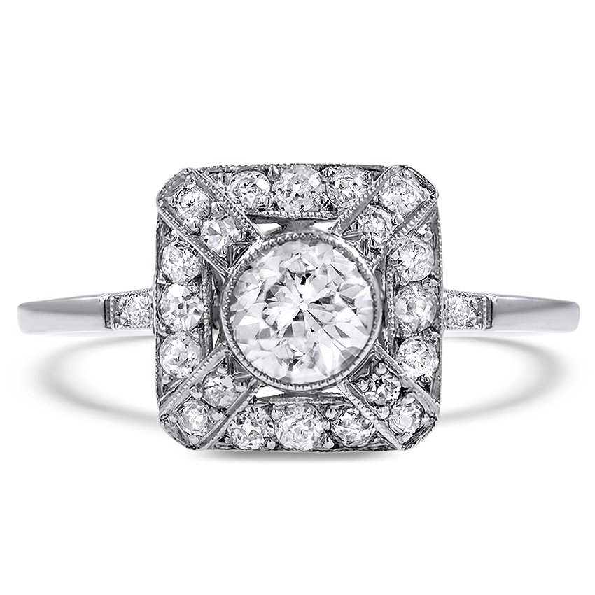 Art Deco Diamond Vintage Ring | Rey | Brilliant Earth