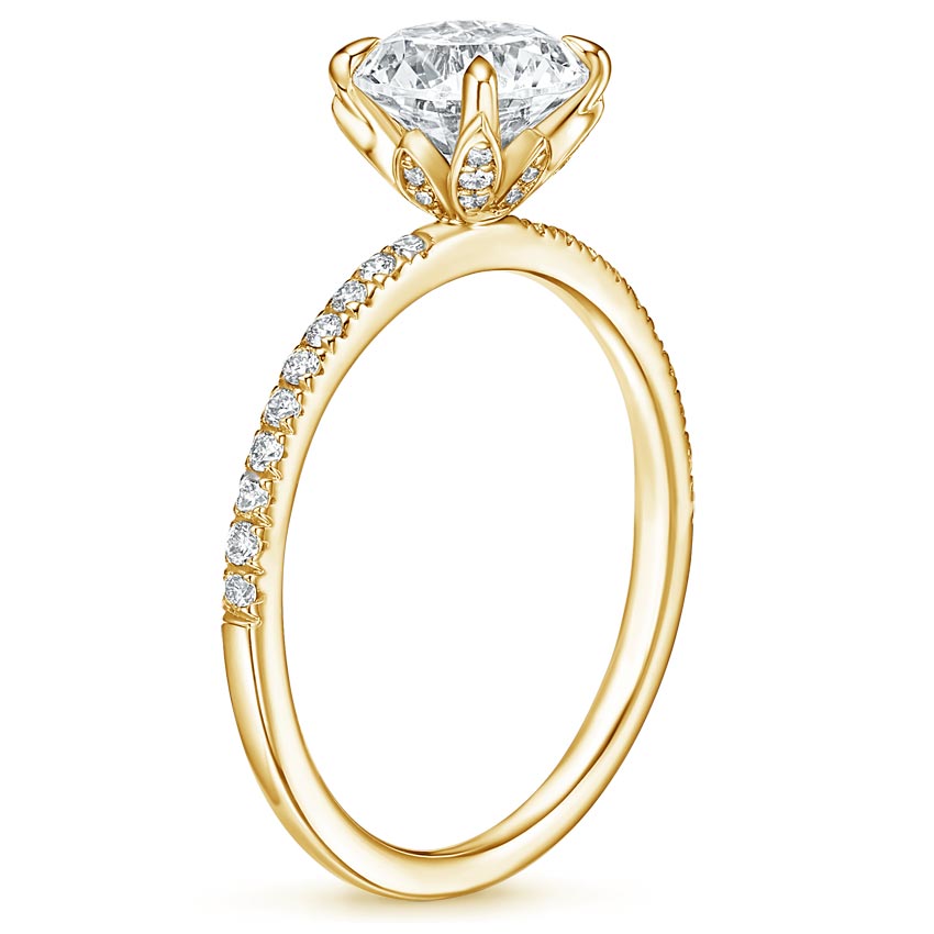 Diamond Accented Petal Ring | Petal | Brilliant Earth