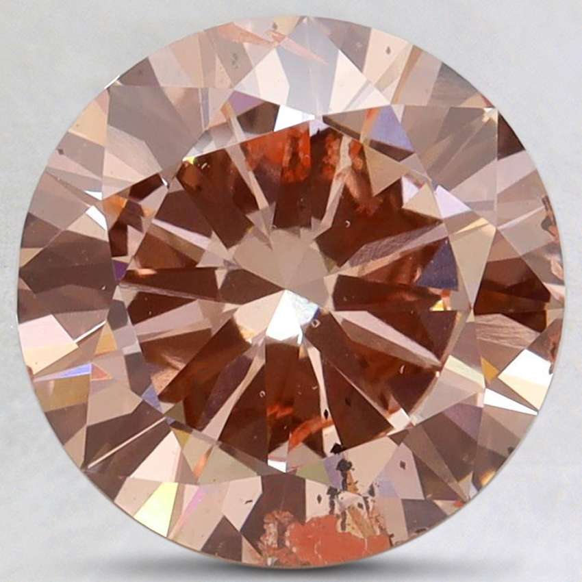 3.03 Ct. Fancy Intense Pink Round Lab Created Diamond | 6110920A